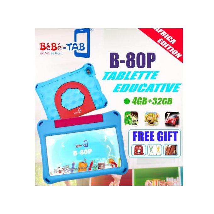 Tablette Educative AVEC PUCE B80P - 7" - 4GB RAM /128GB ROM– DJOKSTORE.CI