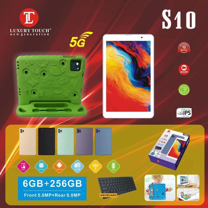 Luxury Touch Tablette S10 6GB RAM/256GB ROM– DJOKSTORE.CI
