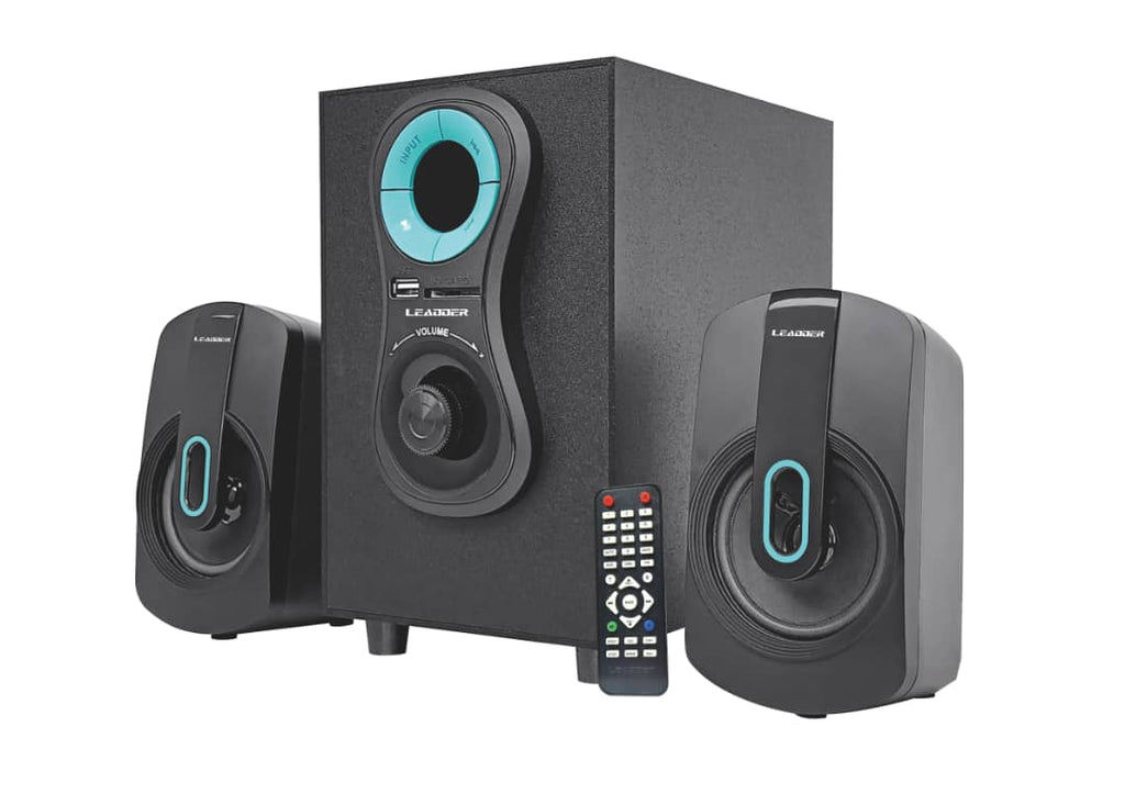 Leadder Haut-parleur multimédia SP 275 2.1 CH/ LED/ BT/ AUX/ FM/ SD/ U ...