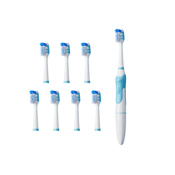 Oraimo OPC-ET200N – Portable Electric Toothbrush with 8 Heads Included ...