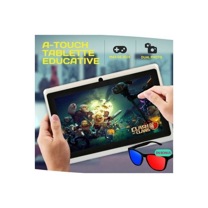 Atouch Tablette Éducative A36 - 7 Pouces - 16 Go - 2 Go Ram Android 5 ...